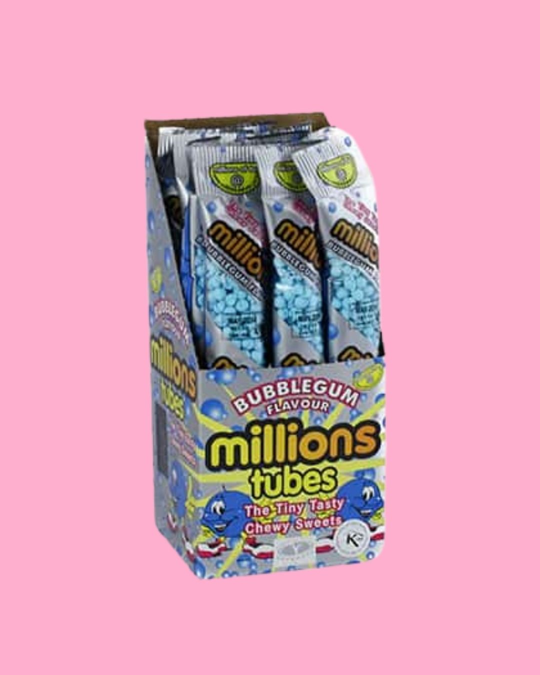 Millions Bubblegum Tube – British Chewy Candy – The Candy Cupboard