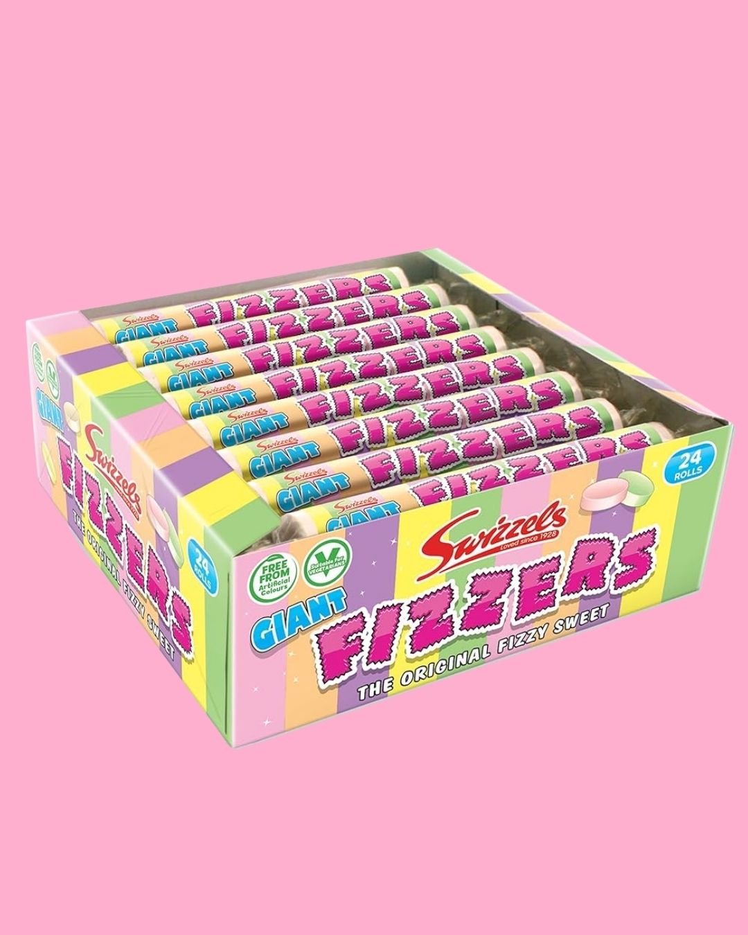 Swizzels Giant Fizzers – Classic British Fizzy Candy – The Candy Cupboard